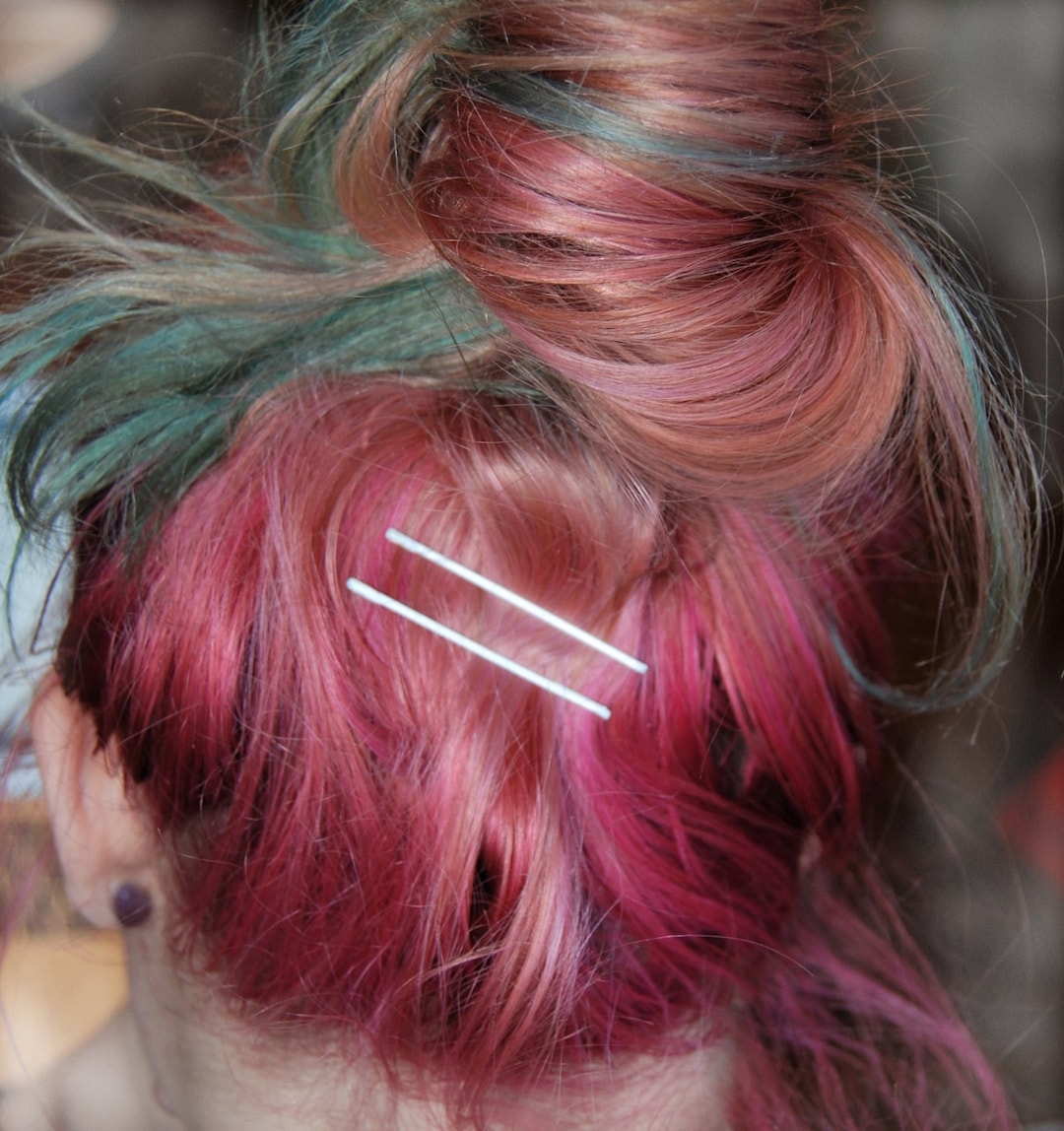 Stark White Colored Bobby Pins, Crisp White Accessories, Pure White ...