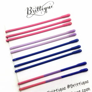 Bi Pride Bobby Pins, Bisexual Pride Flag Accessories, Colorful Glitter ...