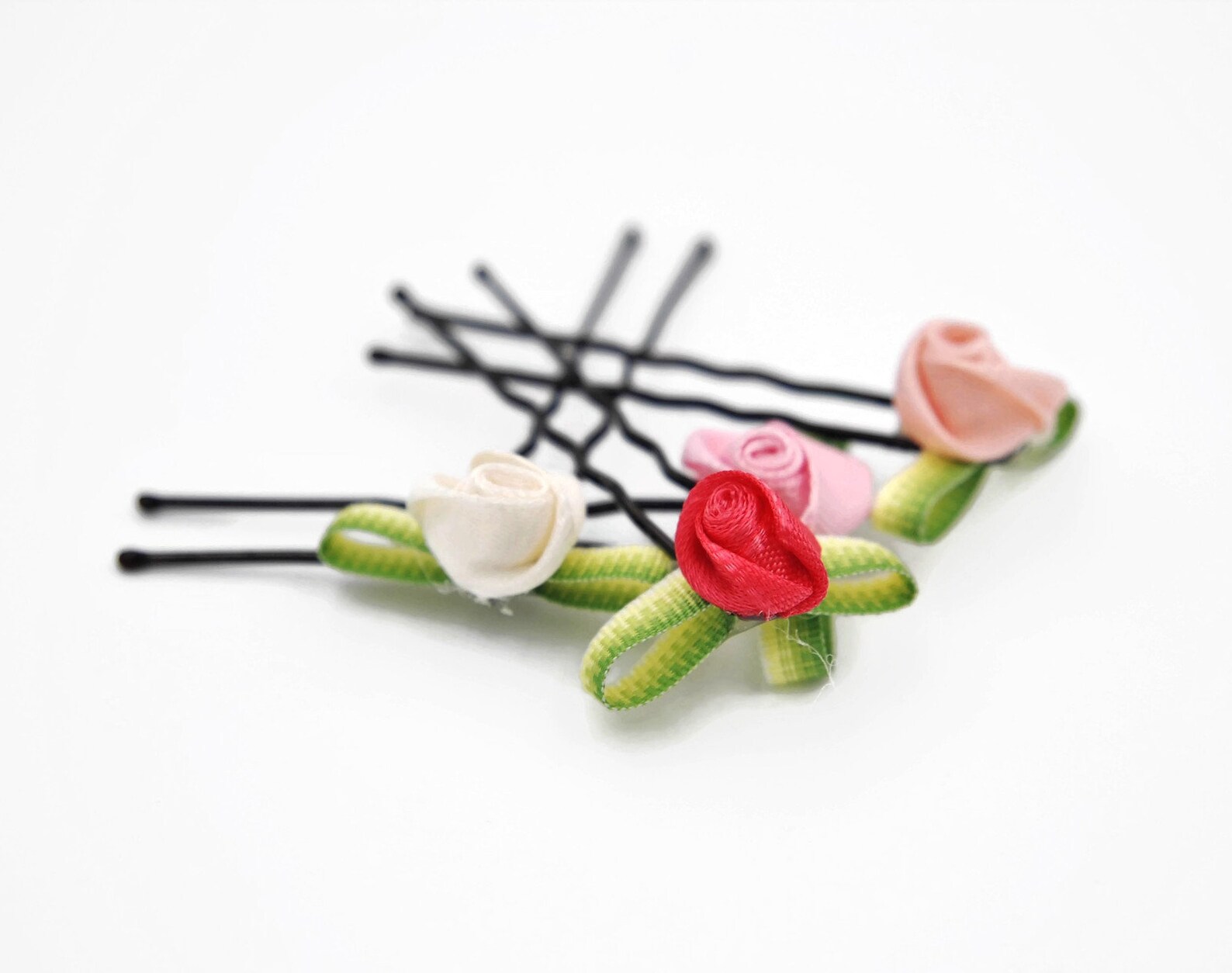 Rosa rosa pin de pelo pin de pelo de flor rosa caliente pin | Etsy