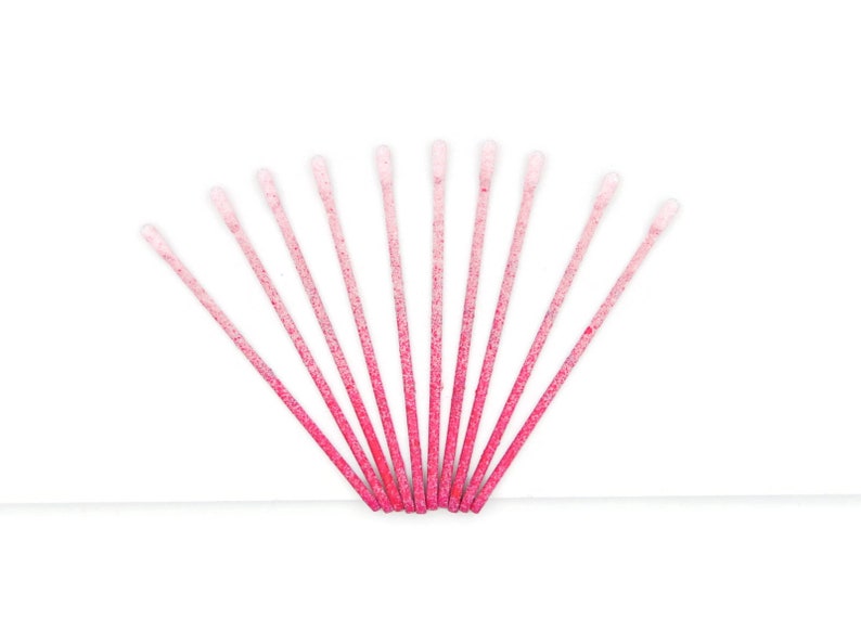 Pink and White Ombre Hair Pins Fluorescent Hot Pink Hair Pin - Etsy