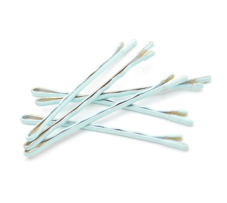 Mint Blue Colored Bobby Pins Sky Blue Accessories Light Blue - Etsy