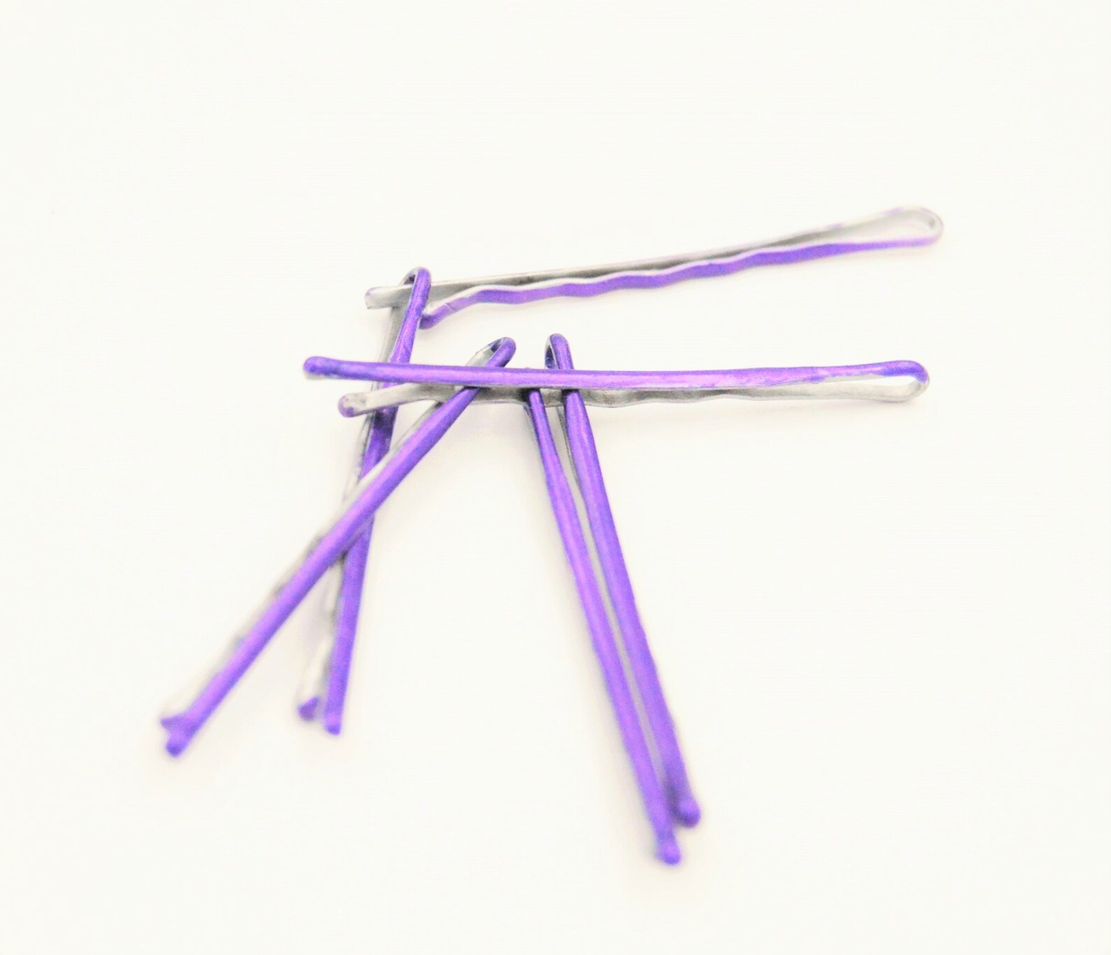 Metallic purple colored bobby pins purple bobby pins purple | Etsy