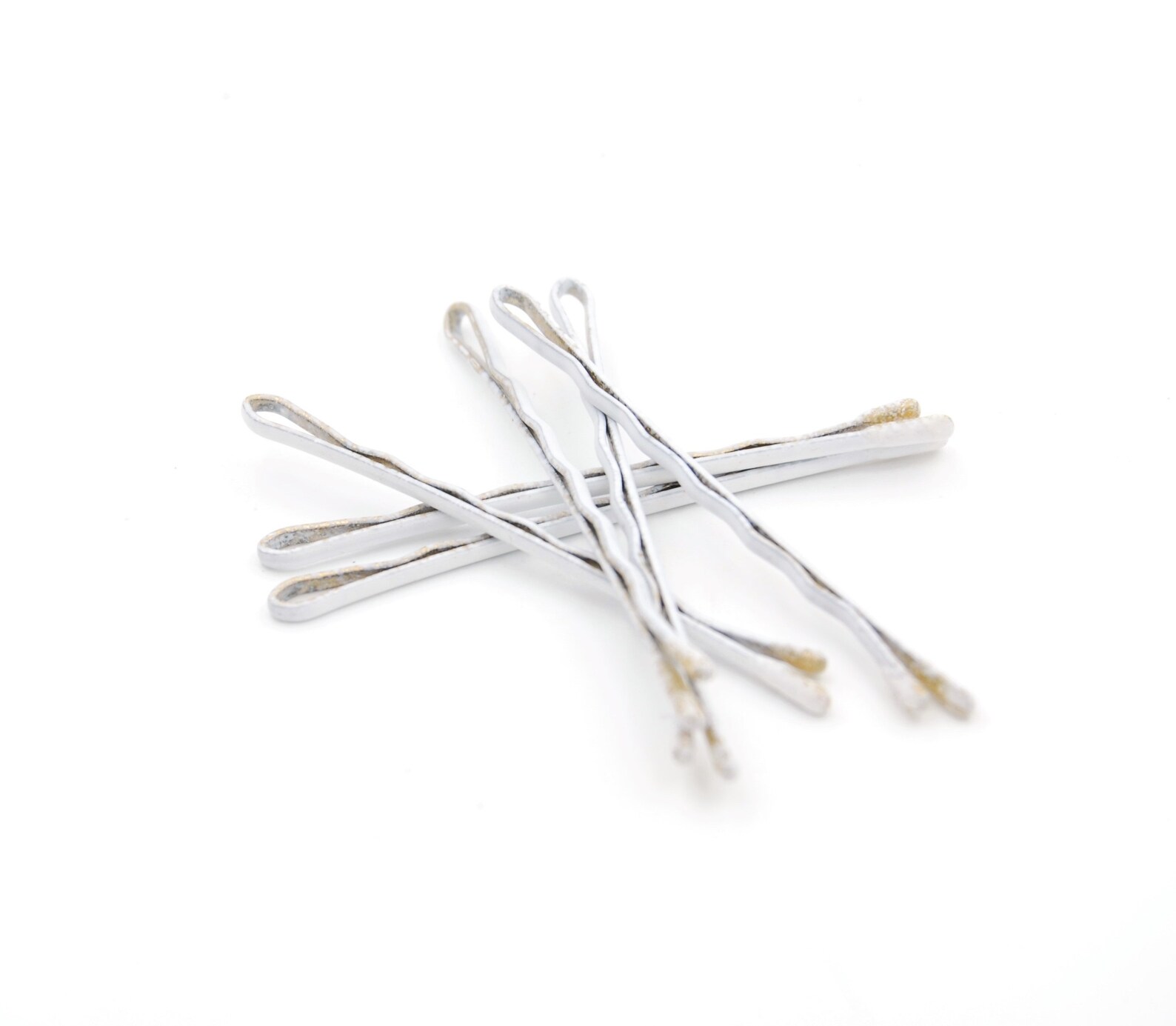 Stark White Colored Bobby Pins Crisp White Accessories Pure - Etsy