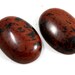 Brown Obsidian Cabochon. A Dark Chocolate Colored Stone for Making ...