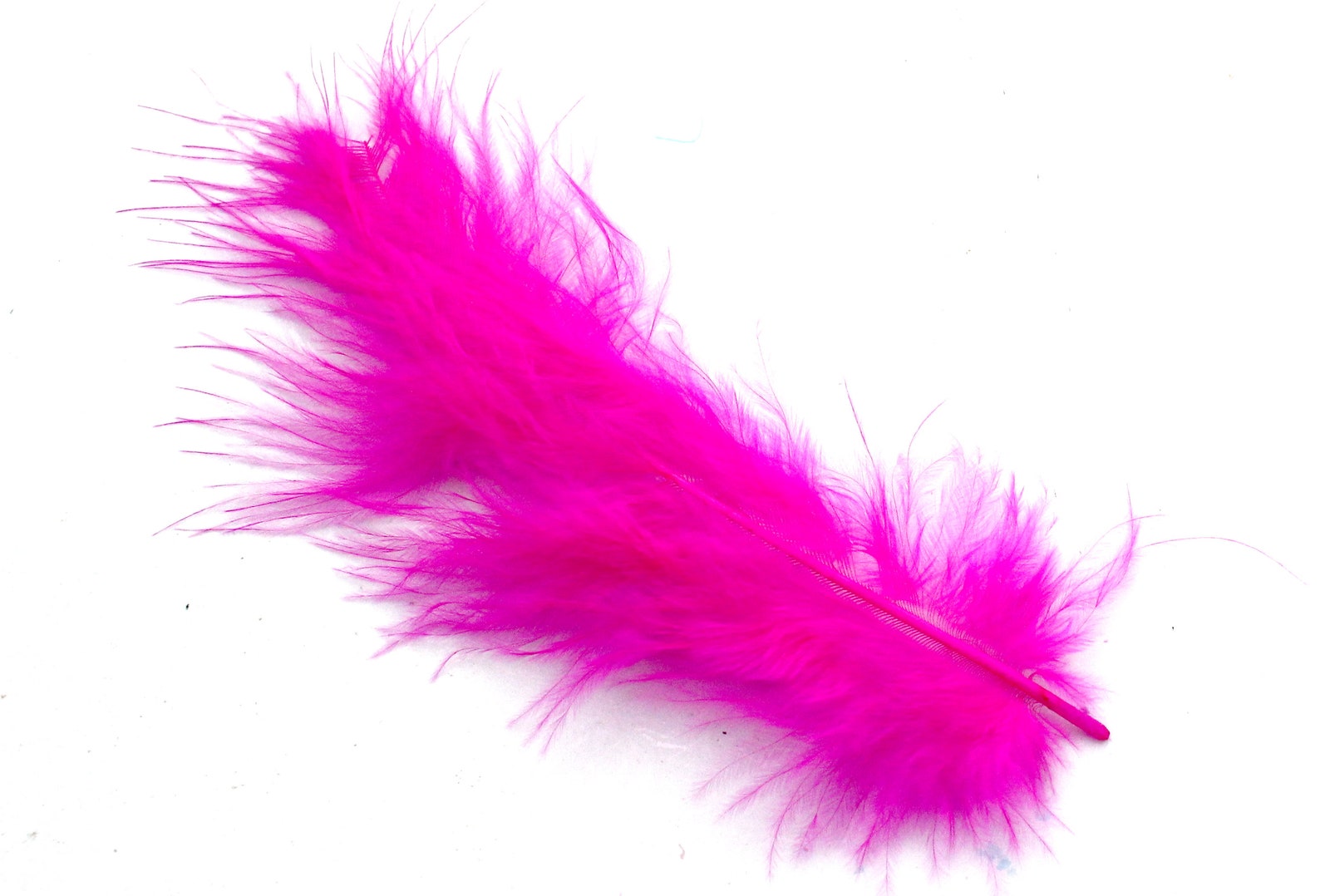 3-6 Inch Hot Pink Marabou Feathers 10 Bright Magenta Colored | Etsy