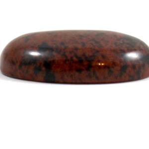 Brown Obsidian Cabochon. A Dark Chocolate Colored Stone for Making ...