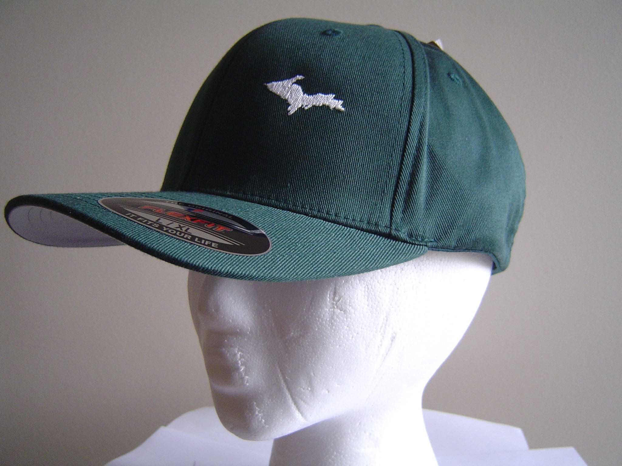 Yooper, UP Logo Hat Upper Peninsula Michigan, Flex Fit Hat, Michigan ...