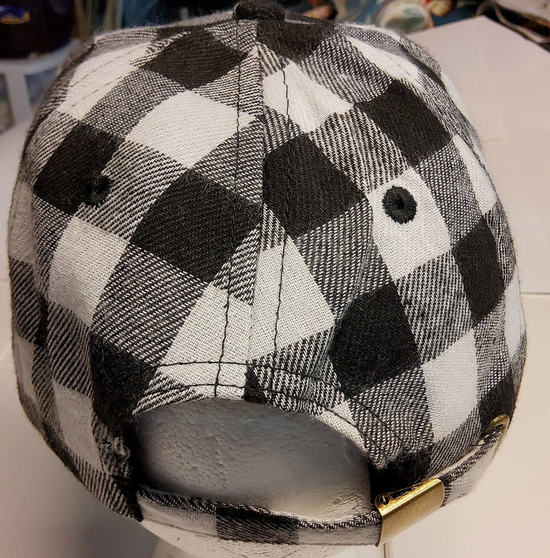 Yooper UP Logo Buffalo Check Hat Upper Peninsula Michigan, Adjustable ...