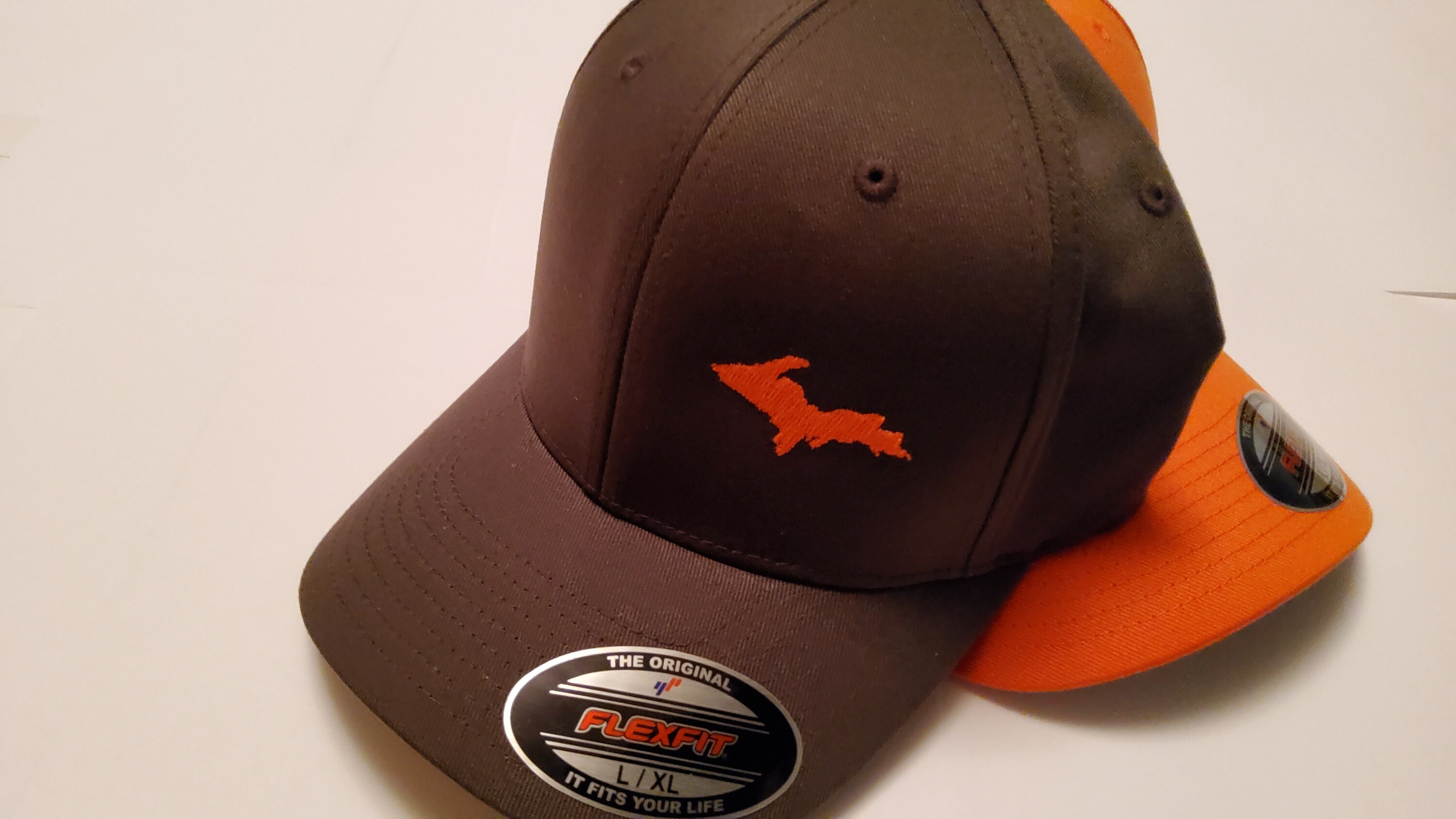 Yooper, UP Logo Hat Upper Peninsula Michigan, Flex Fit Hat, Michigan ...