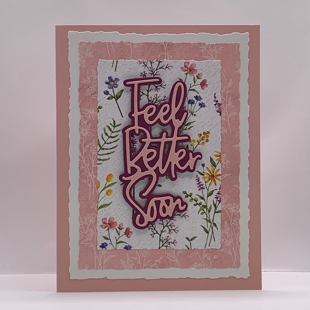 Get Well Handmade Card - Etsy