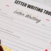 Letter Writing Note Sheets, Checklist Design (digital Download) - Etsy