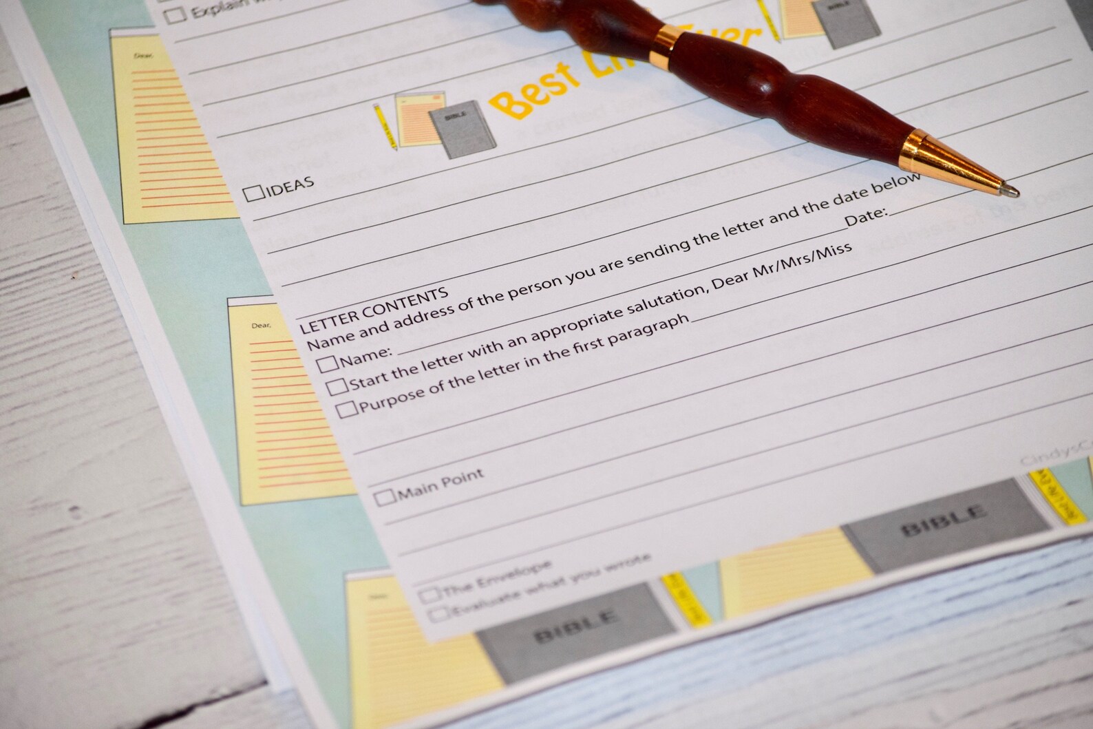 2 Letter Writing Notes Letter Writing JW Letter Writing JW - Etsy