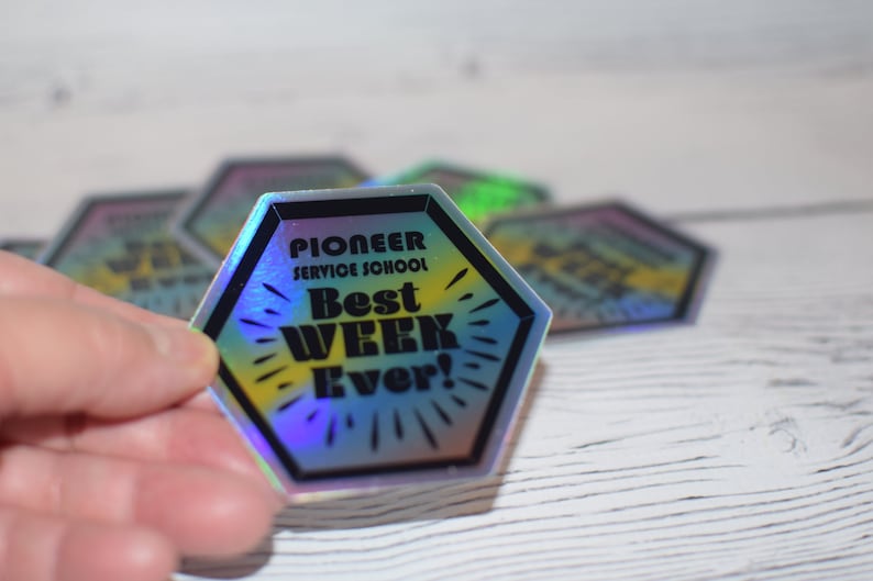 Holographic Sticker, Pioneer School Sticker, Pioneer School, Jw 2024 ...