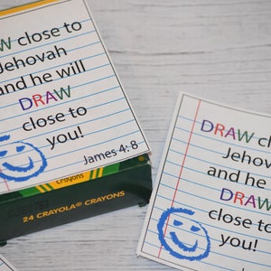 Set of 6 - Jw Label - Crayon Label - Jw Pioneer School Gifts - Jw ...