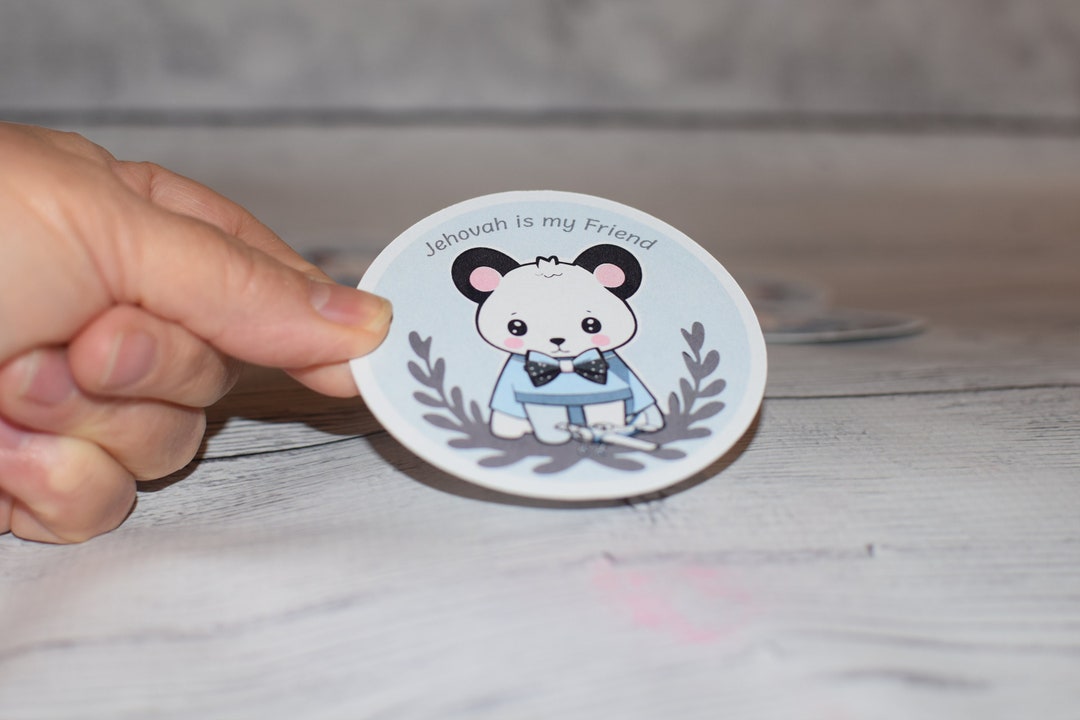 Set of 6 Stickers, Jw Gifts, Jw Kids Stickers, Jw Stickers, Jw Sticker ...