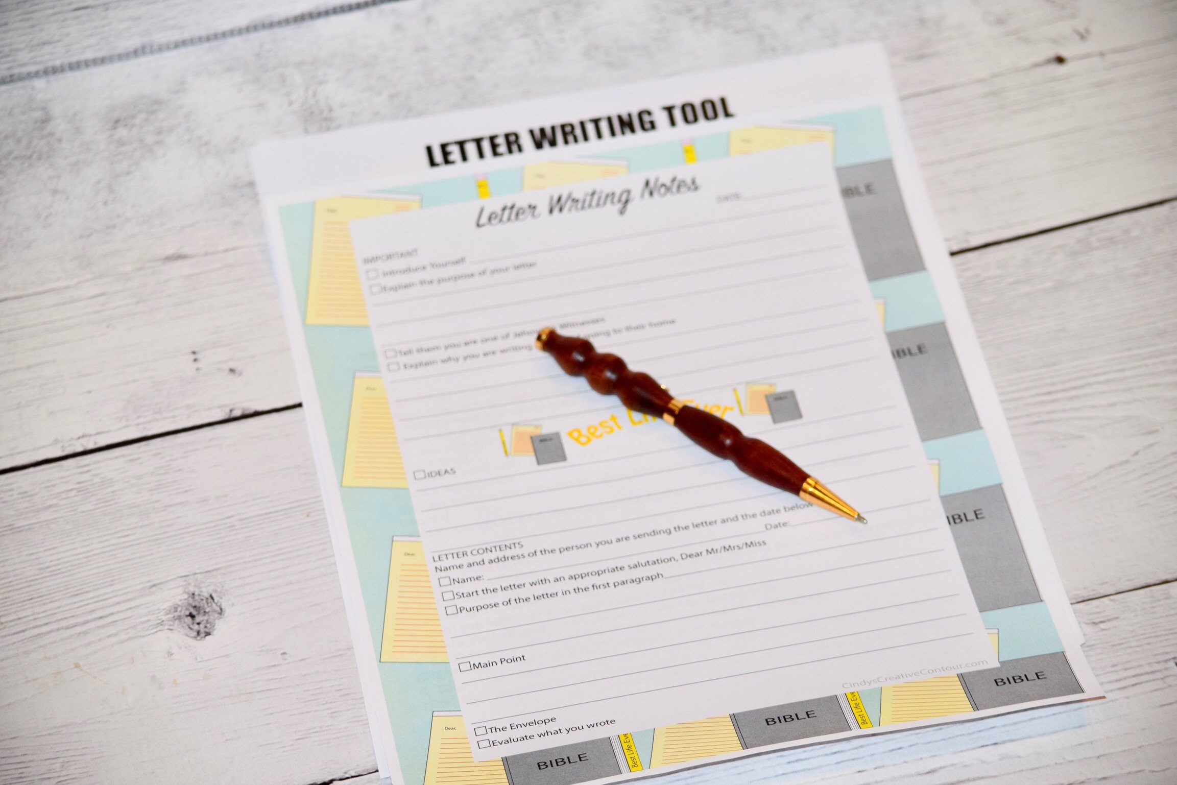 2 Letter Writing Notes Letter Writing JW Letter Writing JW - Etsy
