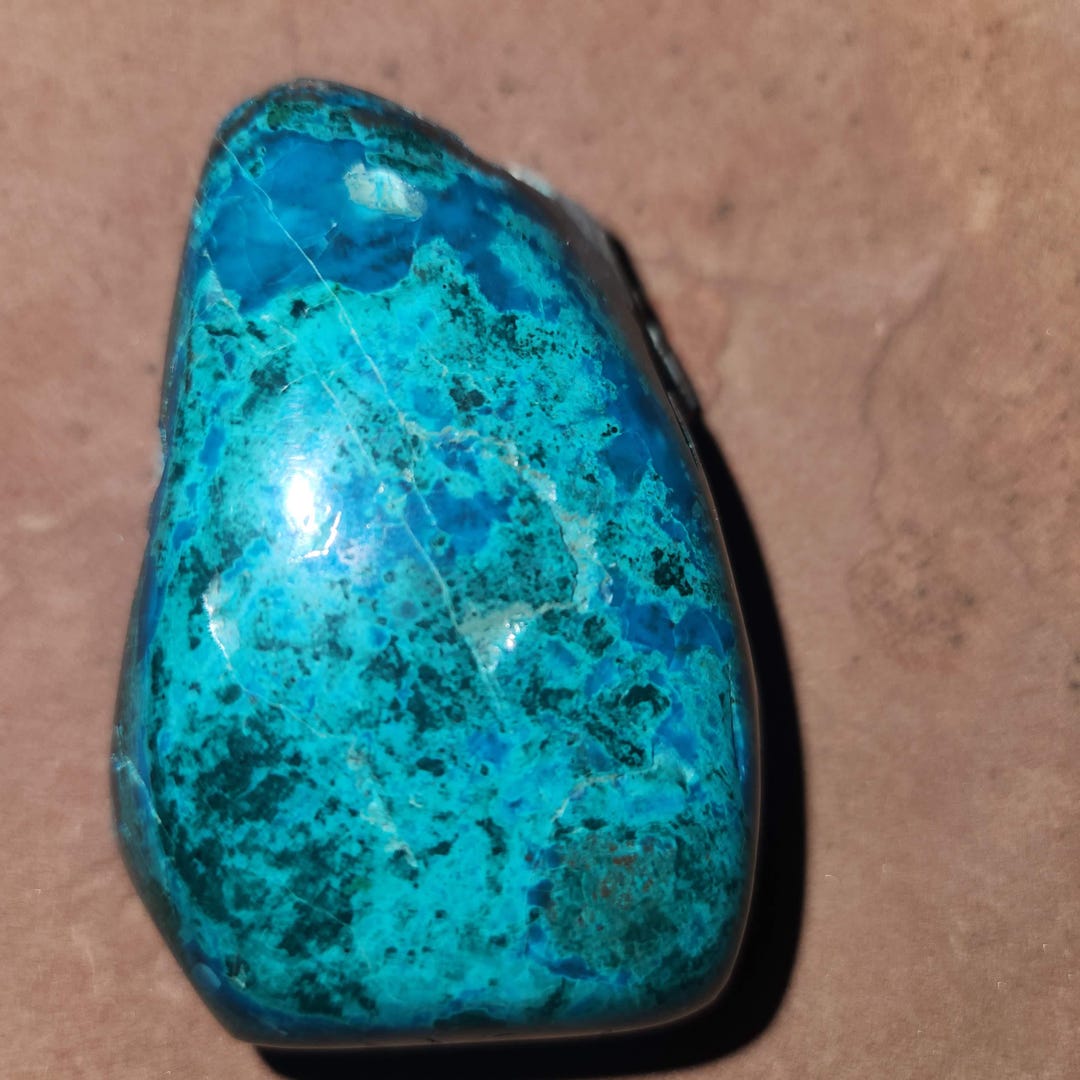 Polished Chrysocolla From Rowley Mine | Arizona Collector Crystal ...