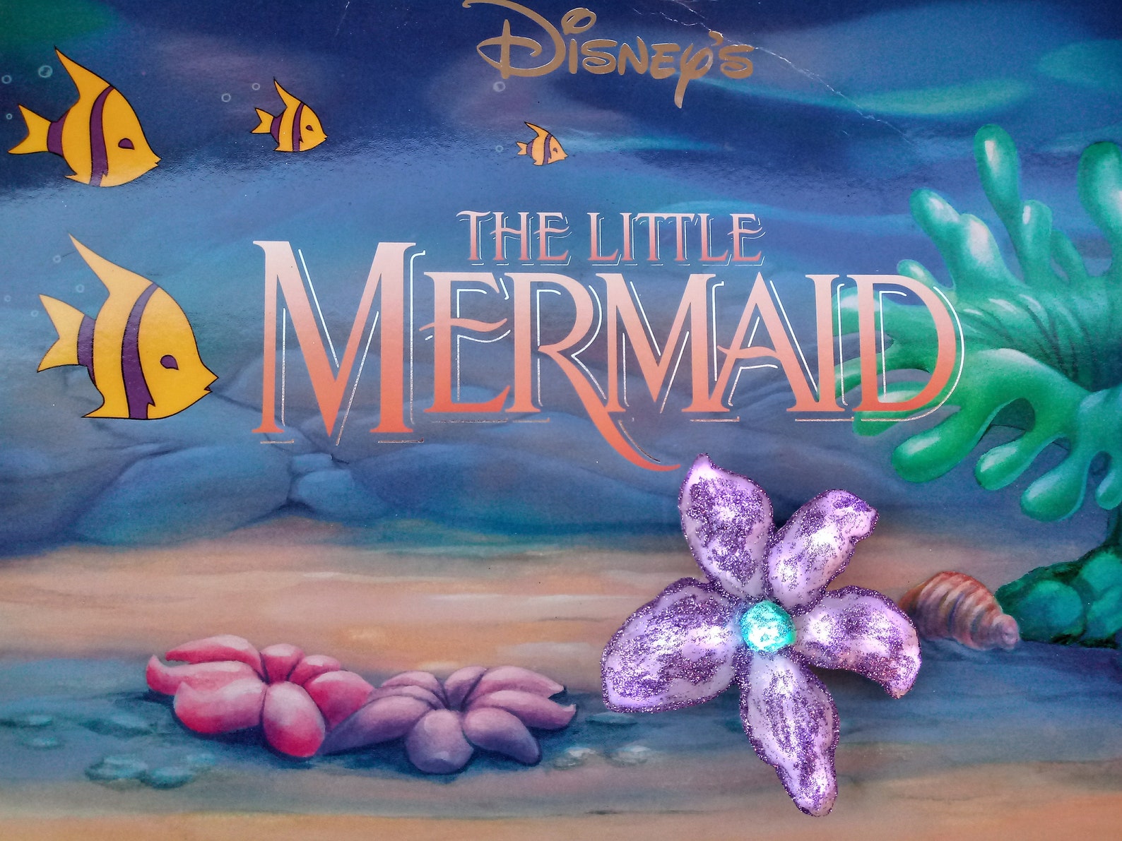 Ariel Flower Brooch-light Up/ariel Flower Hair Clip/little - Etsy