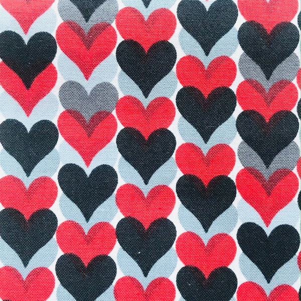 Red Gray Fabric - Etsy
