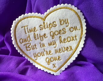 Digital Memory Heart Machine Embroidery Design 2 Sizes - Etsy