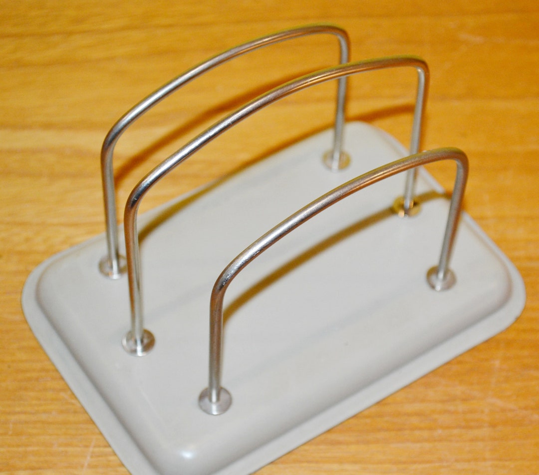 Vintage Note Holder Metal Gray / Silver 60s Retro, Mid Century, Country ...