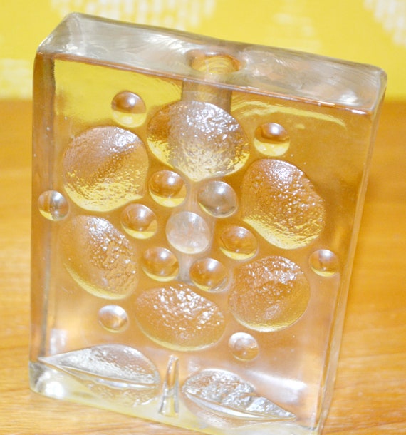 Vintage Vase Bubble Glass 70s Seventies Space Age Retro Mid - Etsy