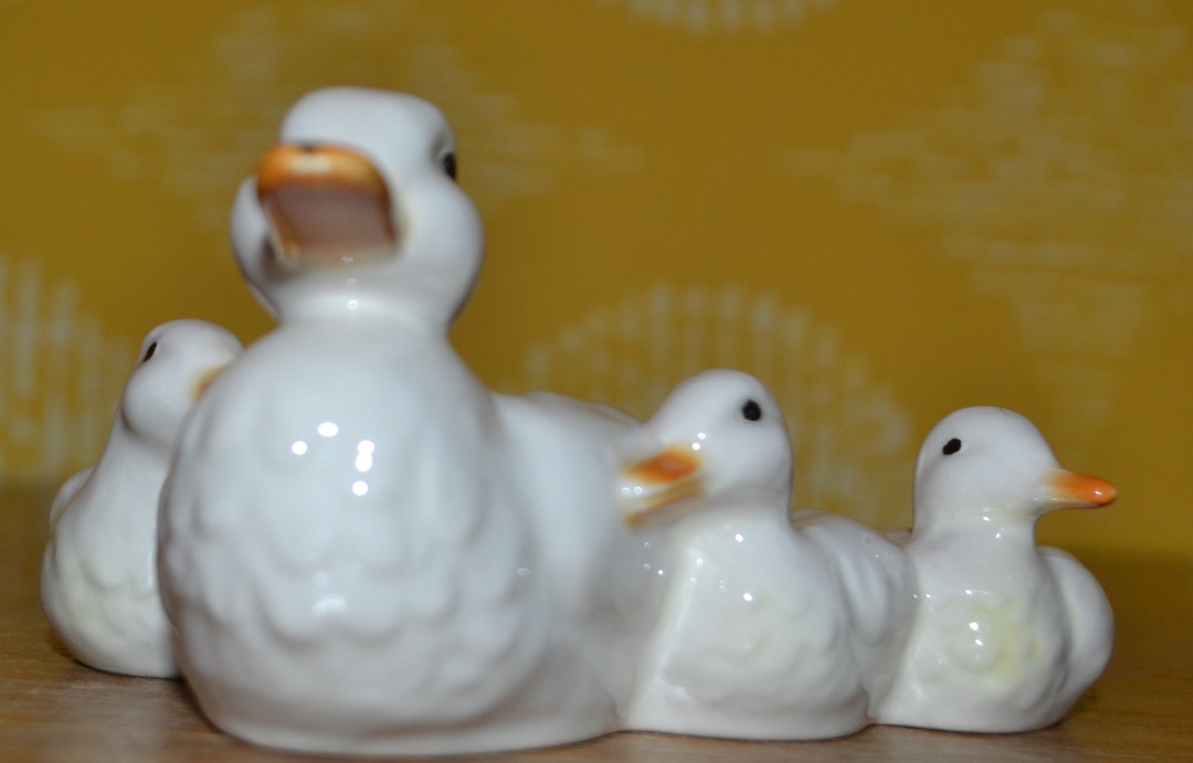 Vintage Ceramic Figure by Coebel Ducks From the 50s WKG WGP Shabby Chic ...