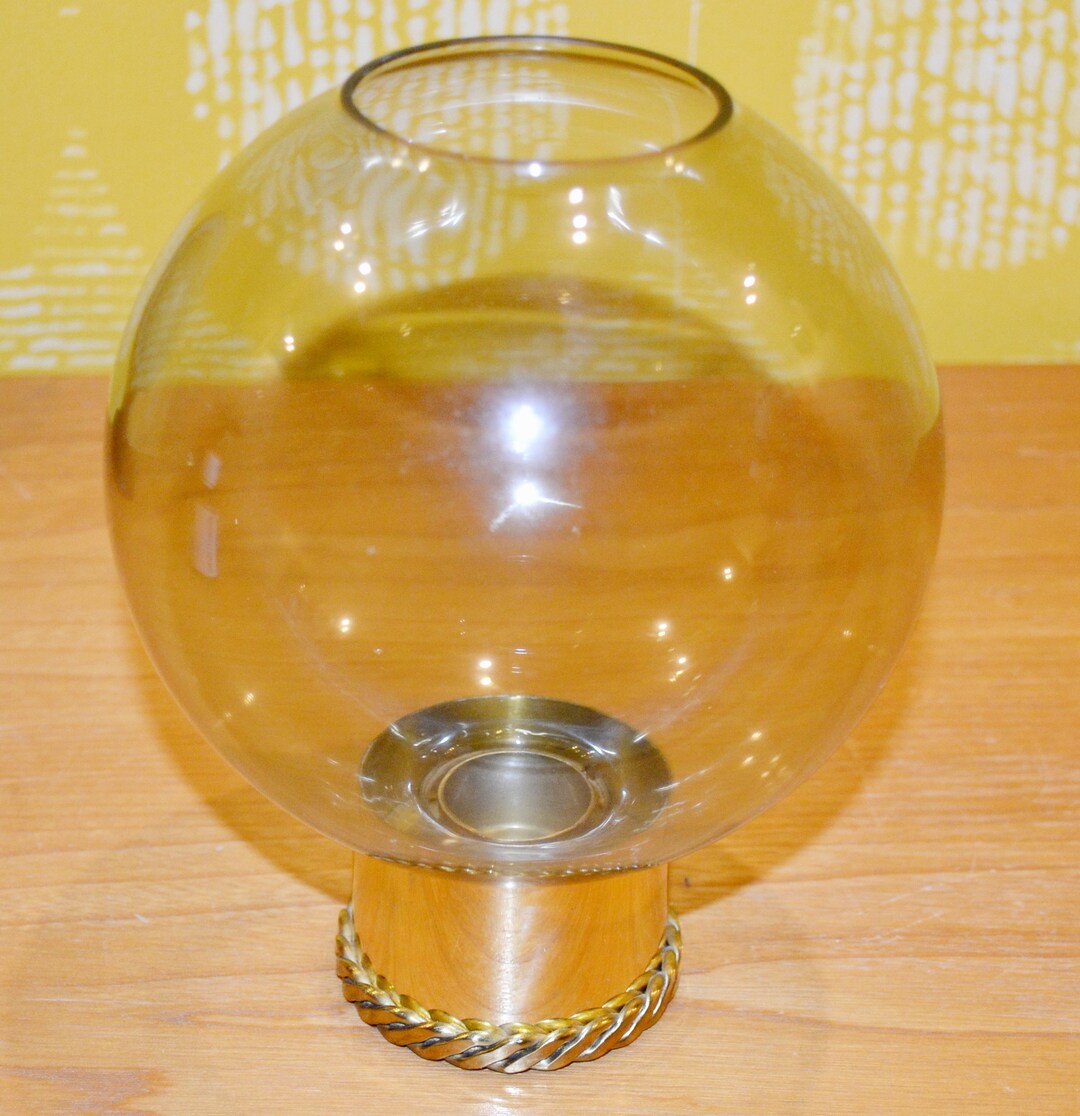 Vintage Lantern by BMF Gold Mid Century Retro 70s Ceramic Space Age ...