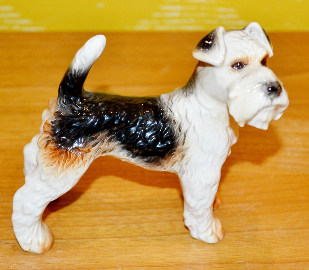 Vintage Ceramic Figurine Terrier by Coebel From the 50s WKG WGP Shabby ...