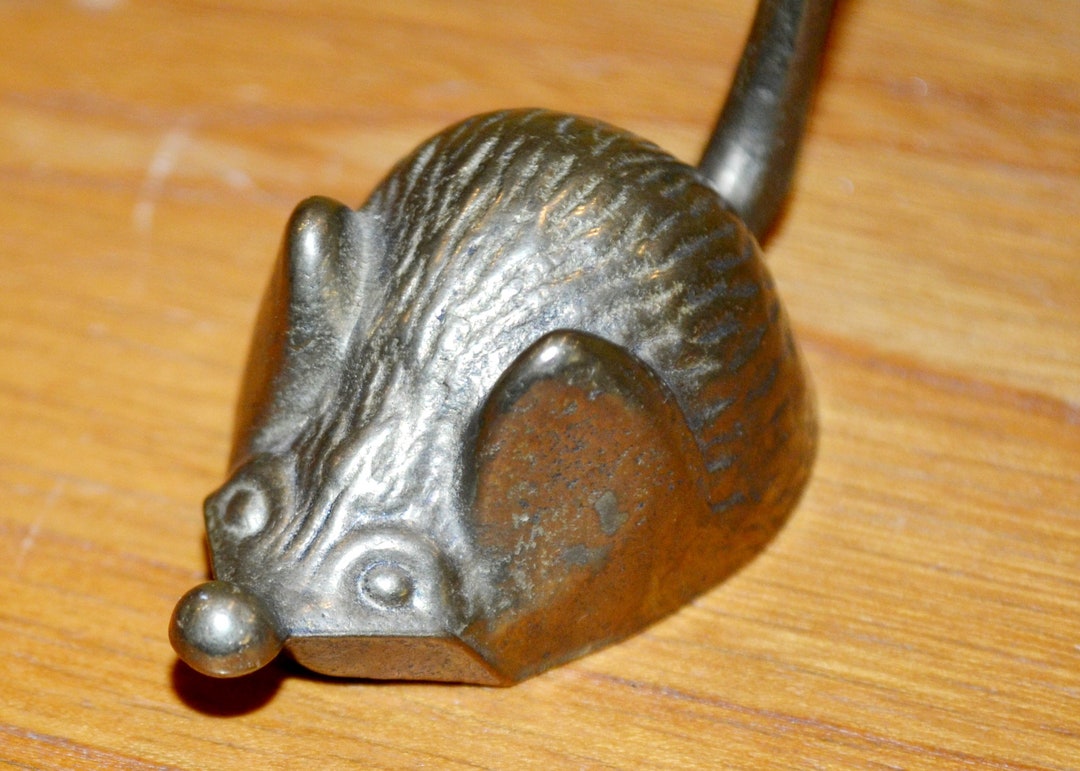 Vintage Brass Figures Mouse 70s Retro Mid Century Sixties Shabby Chic ...