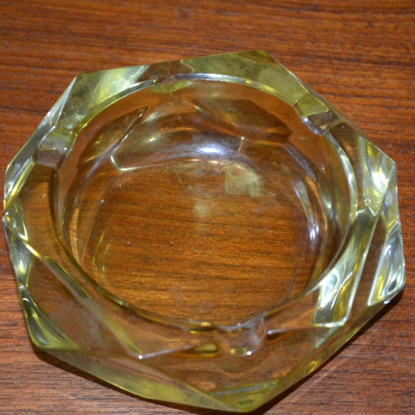 Retro Glass Ashtray - Etsy