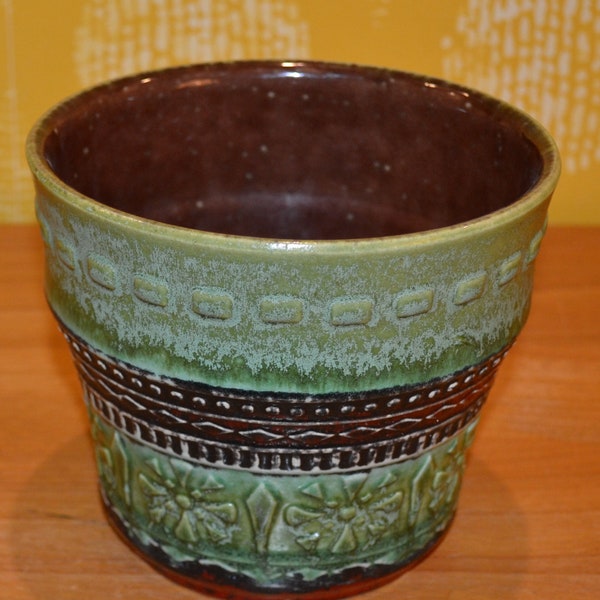 Retro Plant Pot - Etsy