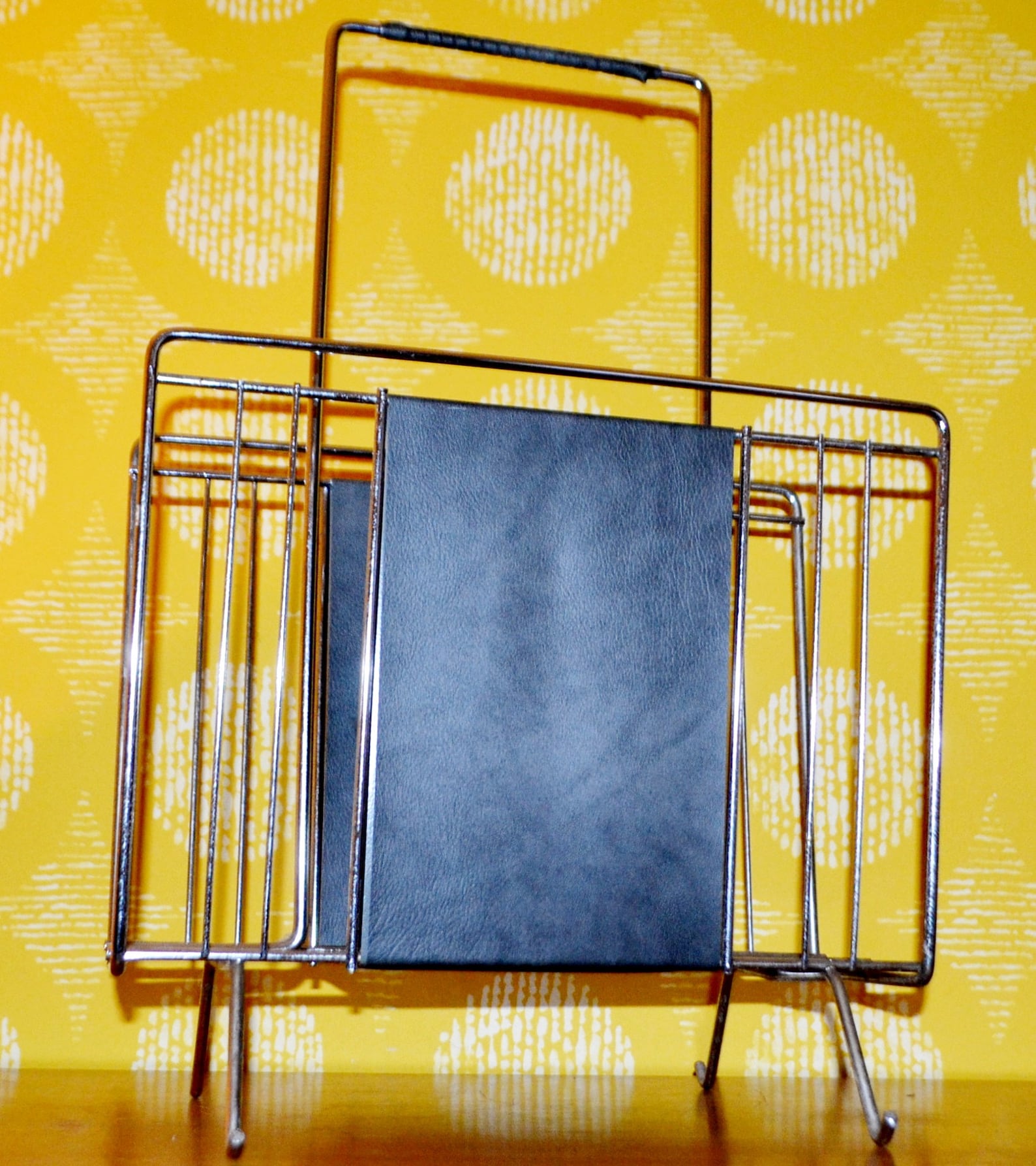 Vintage Newspaper Stand Metal 70s Retro Mid Century Shabby - Etsy