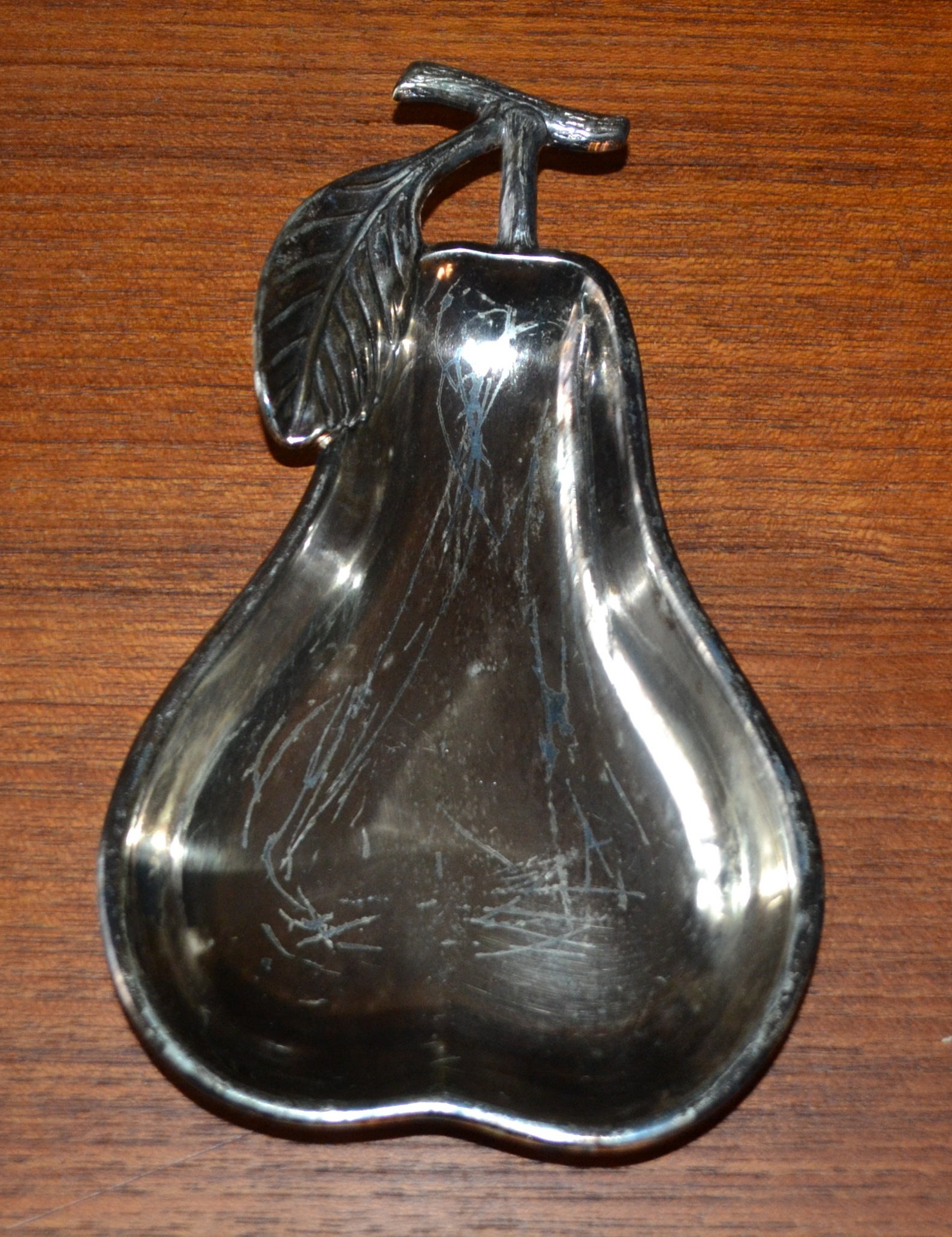 Beautiful Small Vintage Bidding Bowl Metal Pear 60s Retro Design ...