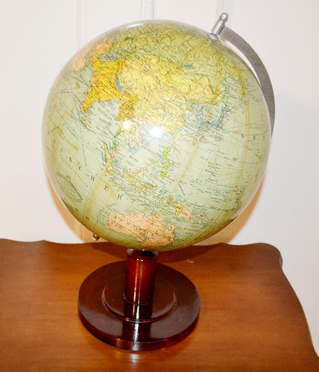 Vintage Globus Aus Den 60er Jahren Retro Mid Century Shabby Chic ...
