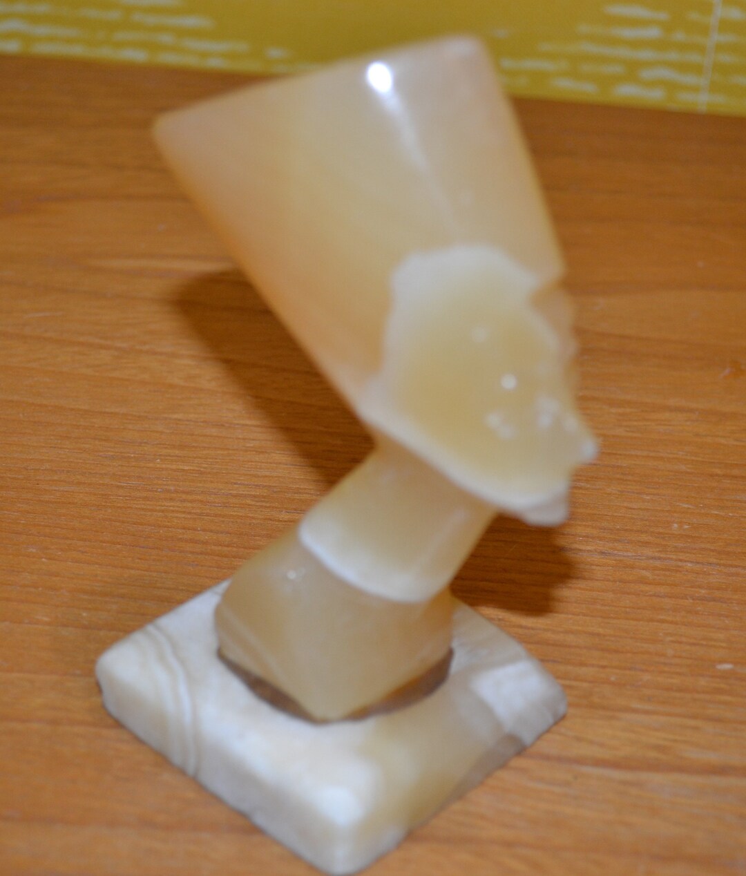 Vintage Marble Figurine of Nefertiti From the 1970s, Retro Mid-century ...