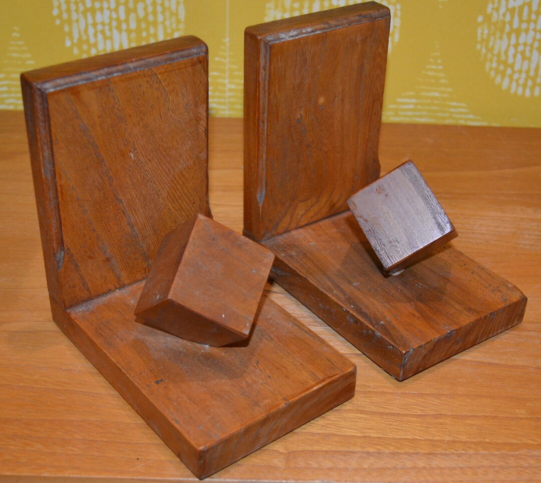 Vintage 1960s Mid-century Bookends Retro Country Style Shabby Chic - Etsy