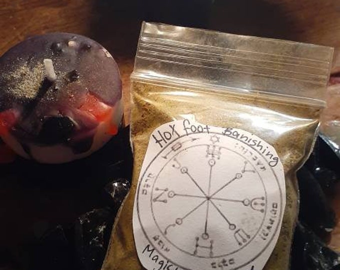 Hot Foot Powder. Banishing Salts. Hoodoo Black Salt - Etsy Canada