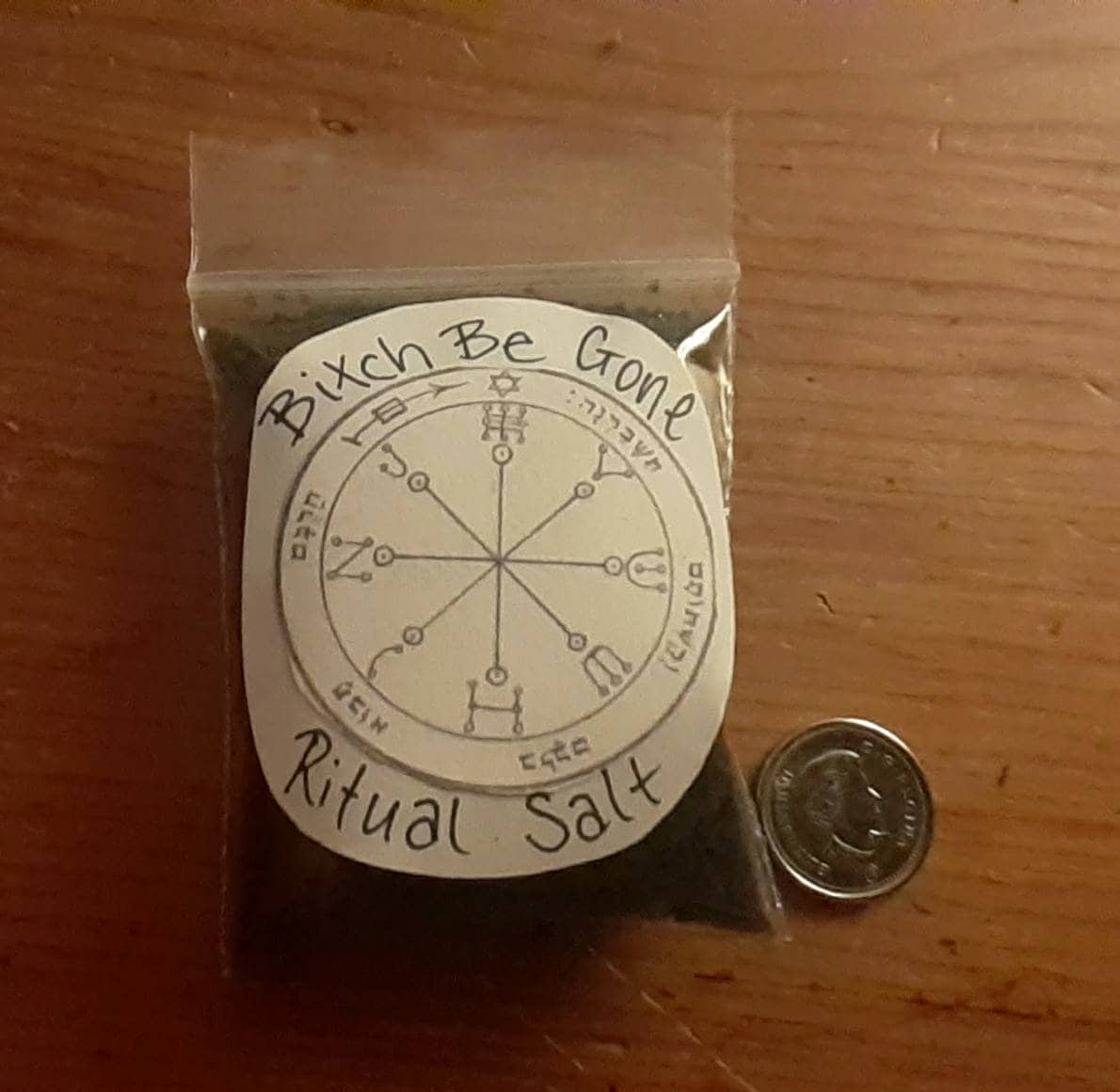 Bitch Be Gone Ritual Salt. Banishing Salts. Hoodoo Black Salt - Etsy
