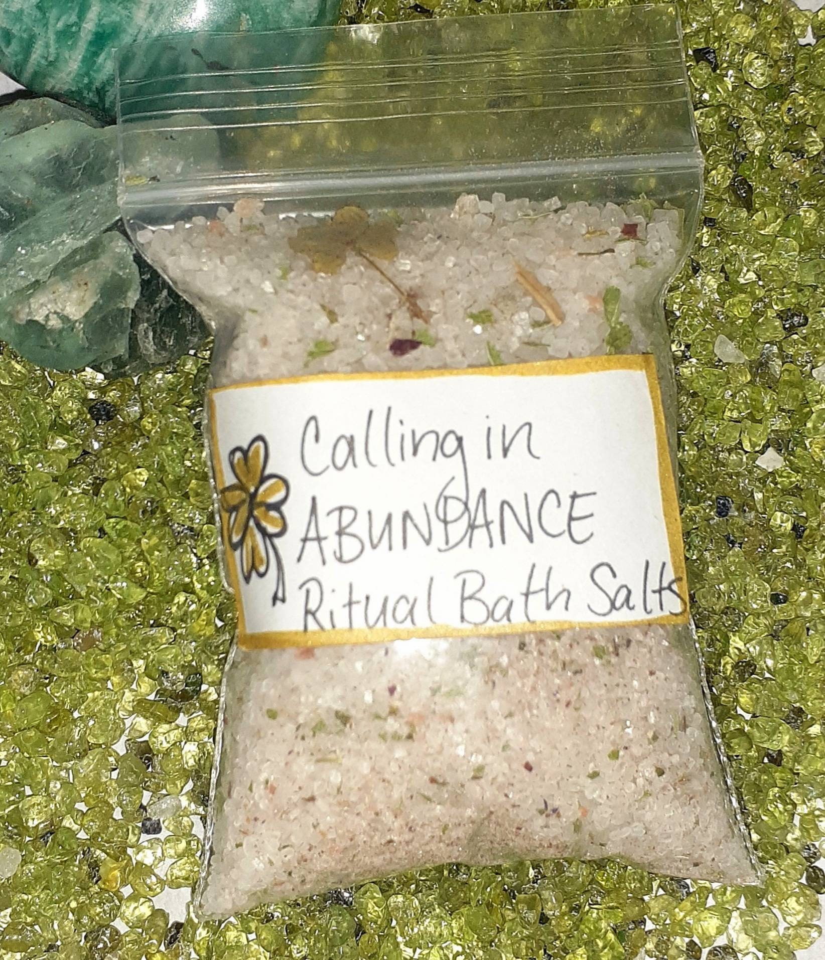 Calling in Abundance Ritual Bath Salts - Etsy Canada