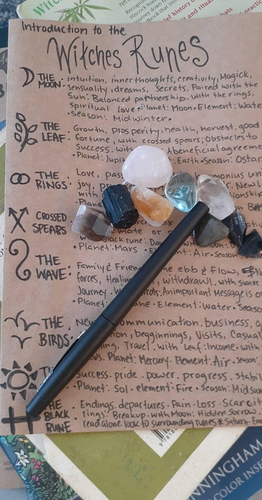 Hand Written Original Book of Shadows Pages and Artwork by Your Witchy ...