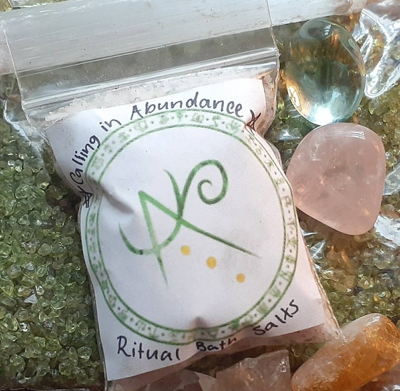 Calling in Abundance Ritual Bath Salts - Etsy Canada