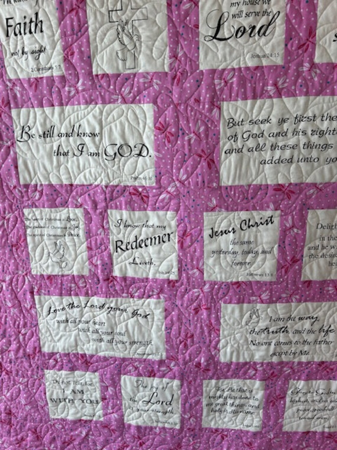 Lap Quilt, Inspirational Bible Verses, - Etsy
