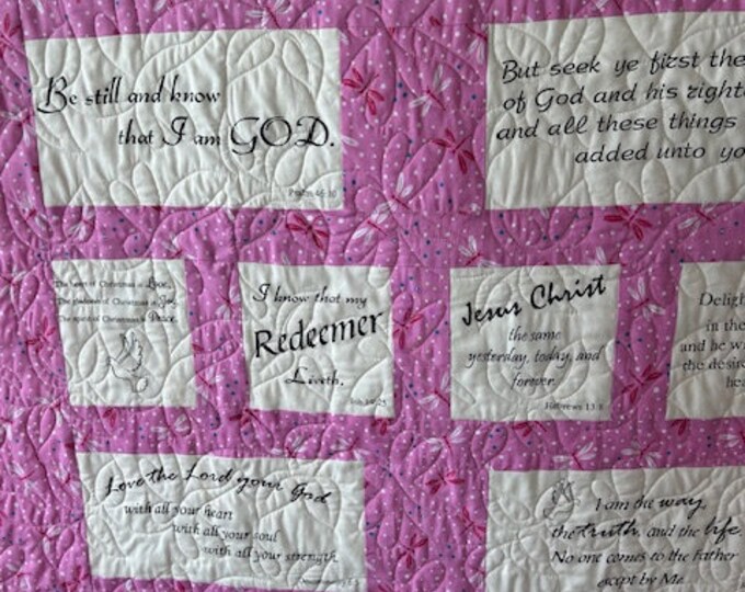 Lap Quilt, Inspirational Bible Verses, - Etsy