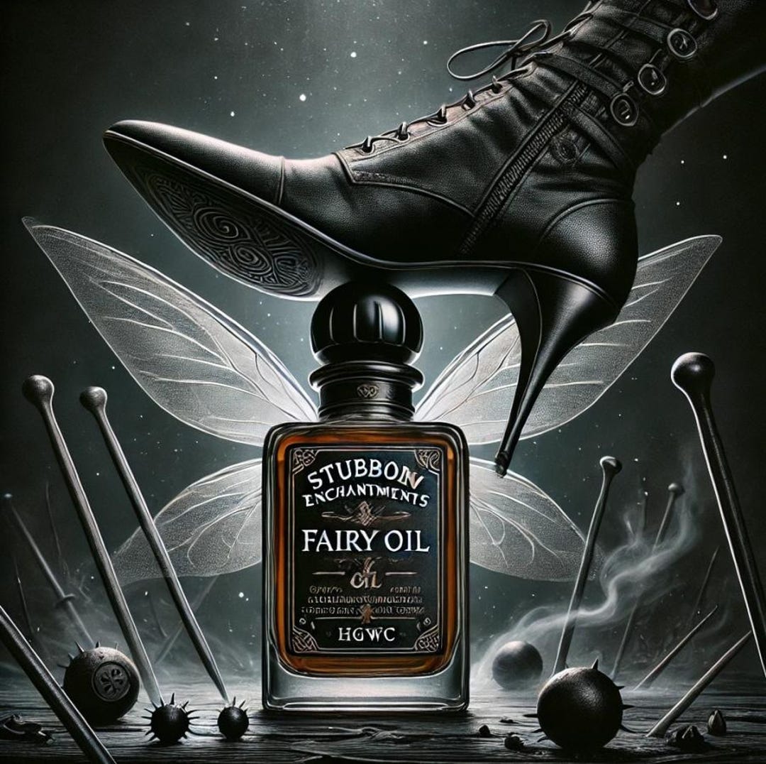 Stubborn Enchantments Fairy Oil | Spiritual Conjure Oil for ...