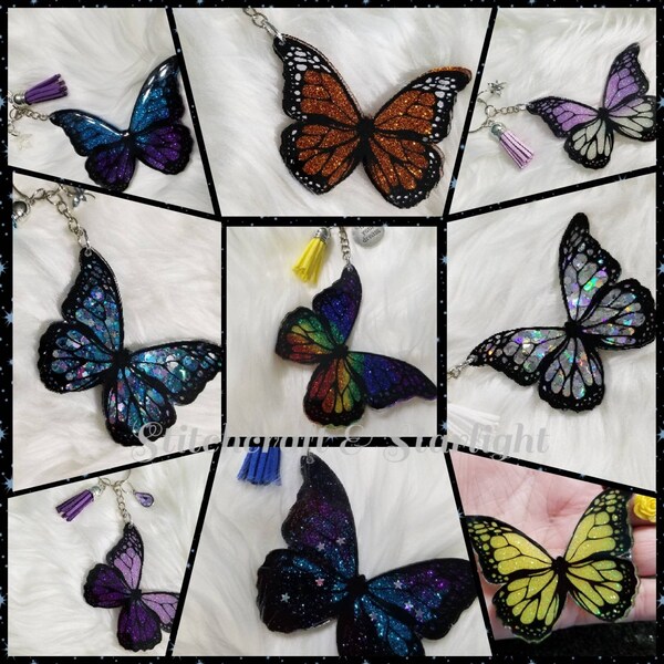 Butterfly Keychain - Etsy