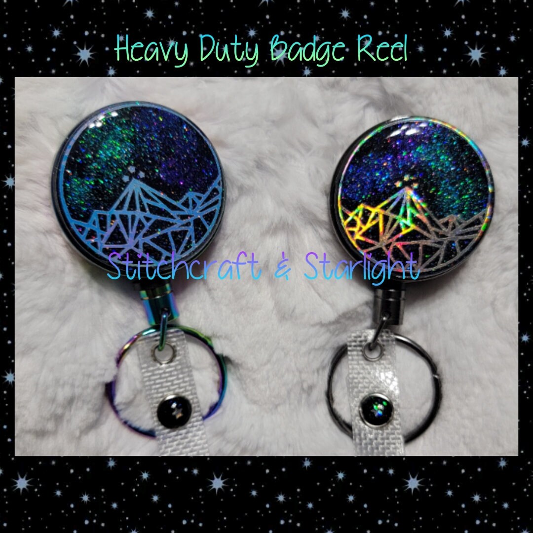 Heavy Duty -night Court/ Acotar-metal Badge Reel * Please Read Item ...