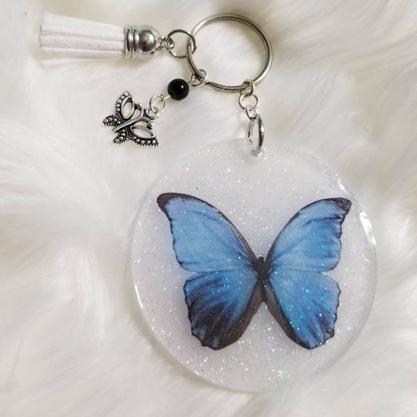 Butterfly Keychain - Etsy