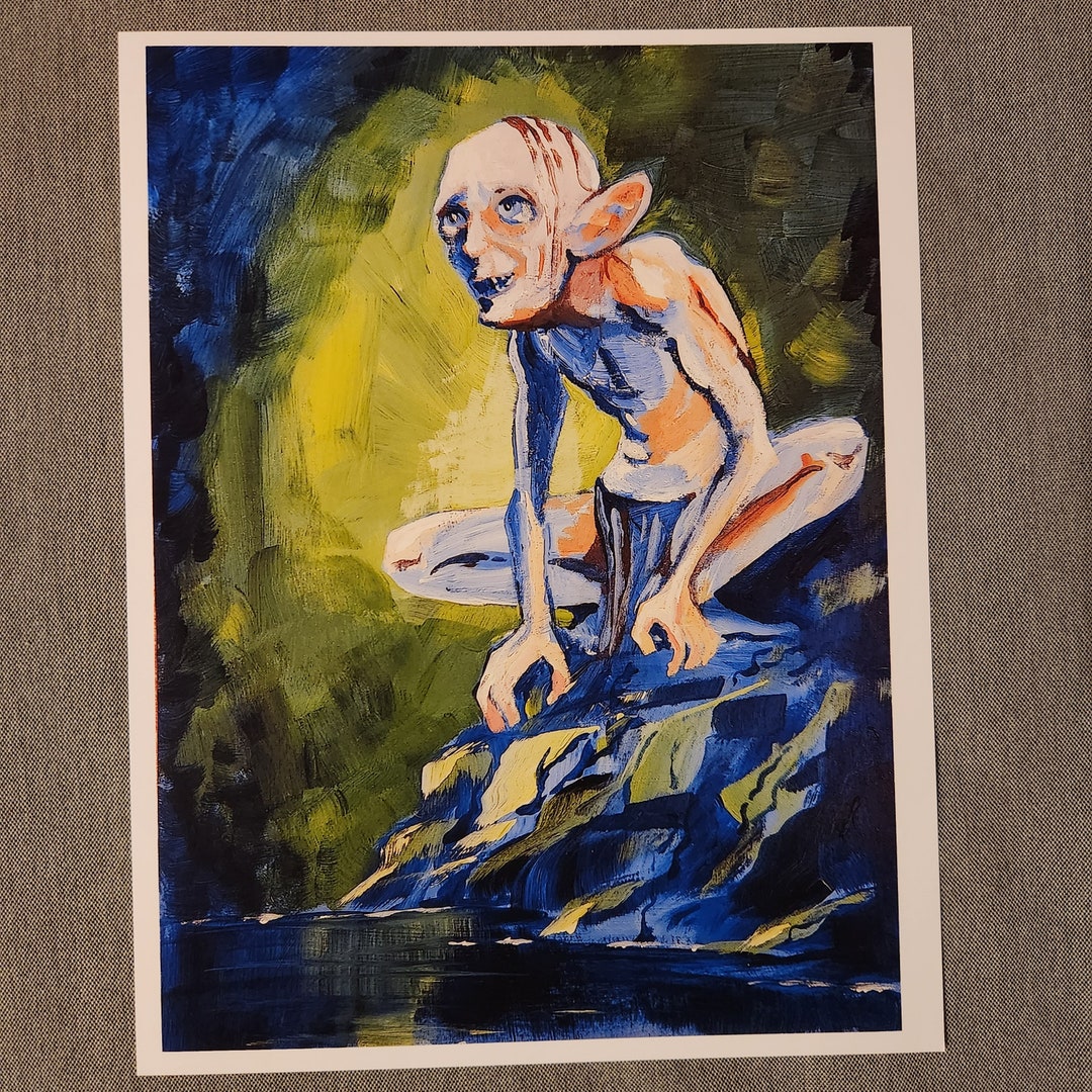 Gollum Art Print - Etsy