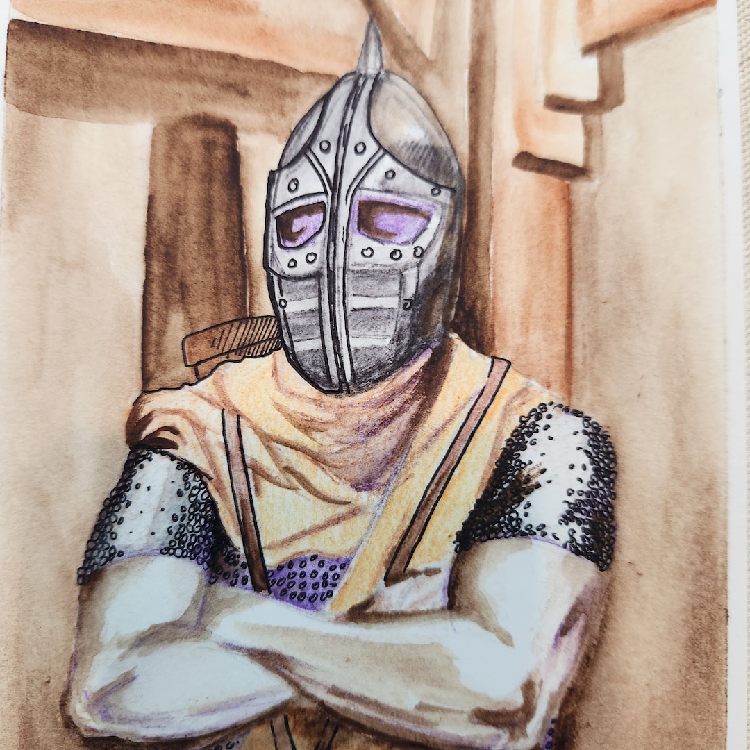 Skyrim Guard Fine Art Print / No Lollygagging - Etsy